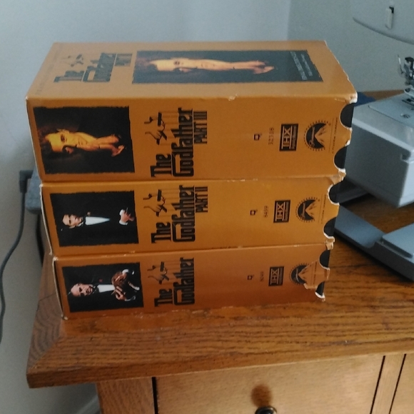Media | The Godfather Trilogy Vhs Box Set | Poshmark